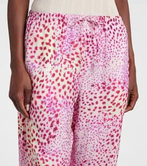 Dries Van Noten Jacquard Wide-leg Pants