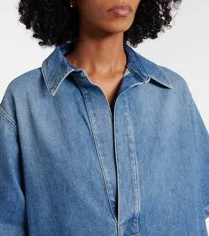 Plan C Oversized Denim Shirt
