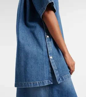 Plan C Oversized Denim Shirt