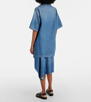 Plan C Oversized Denim Shirt