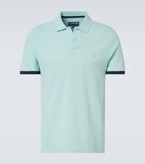 Vilebrequin Cotton Piqué Polo Shirt - Blue