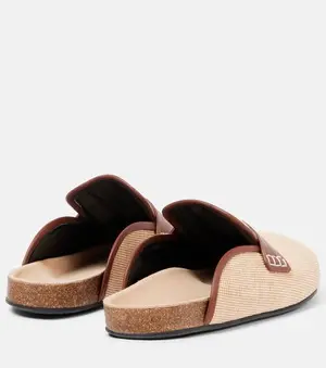 JW Anderson Leather-trimmed Mules