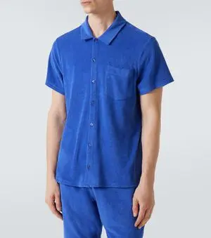 Vilebrequin Cotton-blend Terry Bowling Shirt - Blue