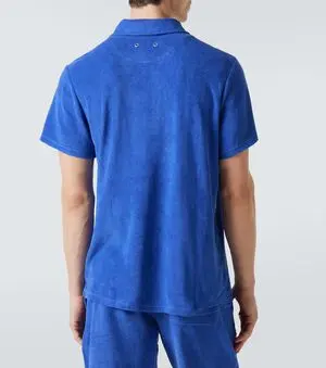 Vilebrequin Cotton-blend Terry Bowling Shirt - Blue