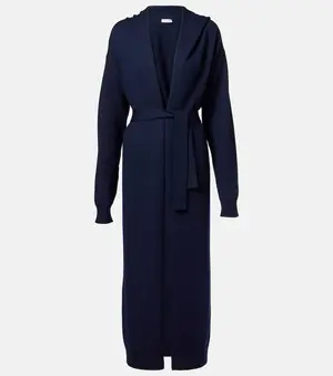 Alaïa Virgin Wool Hooded Cardigan