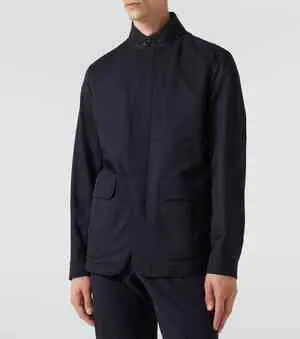 Zegna Motorin 125cc Technical Field Jacket - Blue