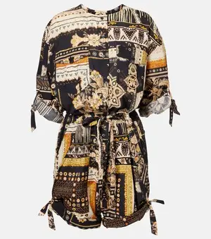 MARANT ETOILE Niely Printed Romper - Multicoloured