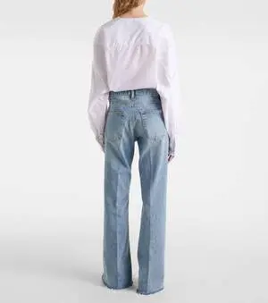 FRAME The Lax High-rise Flared Jeans