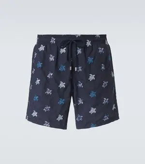 Vilebrequin Printed Swim Trunks - Blue