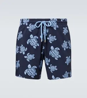 Vilebrequin Printed Swim Trunks - Blue
