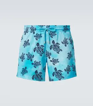 Vilebrequin Printed Swim Trunks - Blue