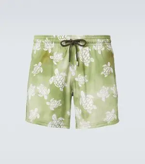 Vilebrequin Printed Swim Trunks - Green