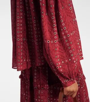 MARANT ETOILE Salika Printed Cotton Blouse