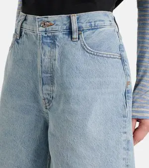 FRAME Timeless Denim Shorts - Blue