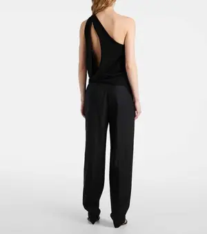 RÓHE One-shoulder Wool-cashmere Top
