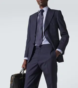TOM FORD Bengal Stripe Cotton-blend Shirt - Blue