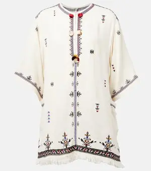 MARANT ETOILE Kressy Embroidered Minidress