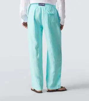 Vilebrequin Linen Wide Leg Trousers