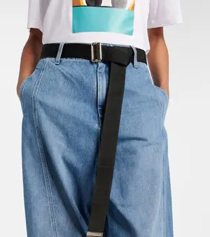 Plan C High-rise Wide-leg Trousers