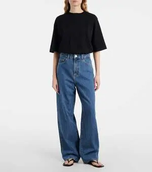 RÓHE High-rise Wide-leg Jeans
