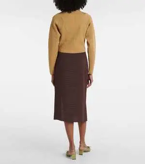 Jacquemus Scala Croc-effect Cardigan