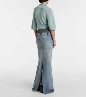 MAISON MARGIELA Four Stitches Denim Maxi Skirt