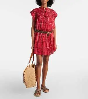 MARANT ETOILE Leazali Printed Cotton Minidress