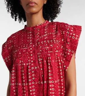 MARANT ETOILE Leazali Printed Cotton Minidress