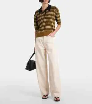 RÓHE High-rise Wide-leg Jeans