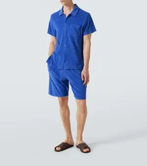 Vilebrequin Cotton-blend Terry Bermuda Shorts