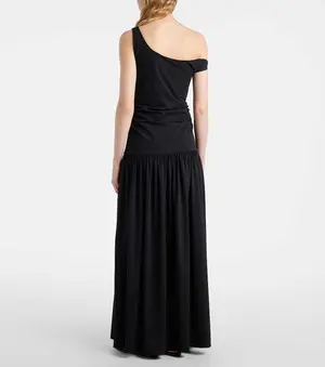 RÓHE One-shoulder Plisse Maxi Dress