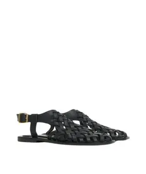 MANSUR GAVRIEL Woven Sandals - Black