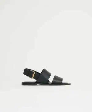 MANSUR GAVRIEL Double Strap Sandal - Black