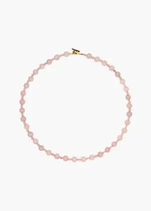 JENNIFER BEHR Dhara Necklace - Rose Quartz