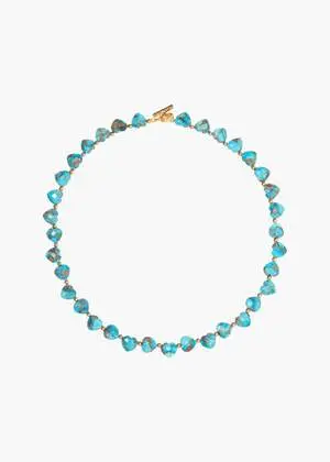 JENNIFER BEHR Angara Gemstone Necklace - Turquoise