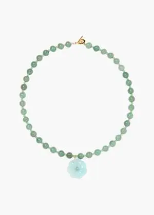 JENNIFER BEHR Chandra Necklace - Aventurine