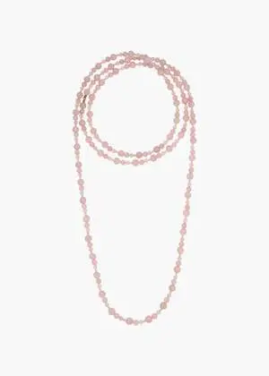 JENNIFER BEHR Veda Necklace - Rose Quartz