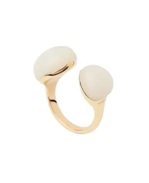 PDPAOLA Pdpaola Stone Gravity Ring White Quartz