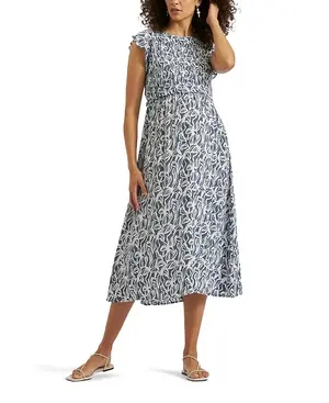 RIPE MATERNITY Edie Nursing Dress - Blue