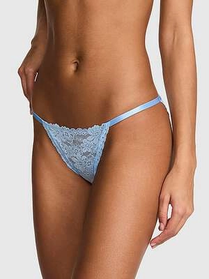 Pink Wink™ String Bikini Panty - Blue