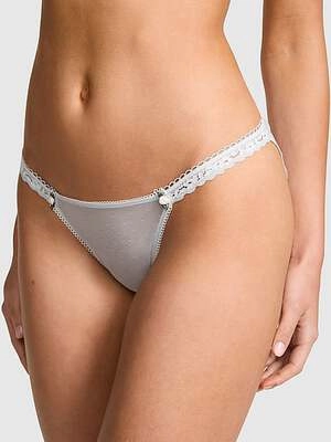 Pink Wink™ String Bikini Panty - Blue