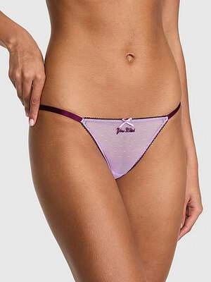 Pink Wink™ String Bikini Panty - Purple
