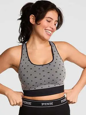 Pink Seamless Sports Bras
