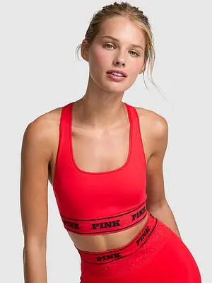 Pink Logo Activewear For Women