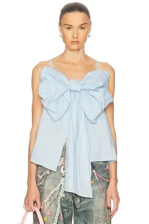 Acne Studios Bow Detail Tops