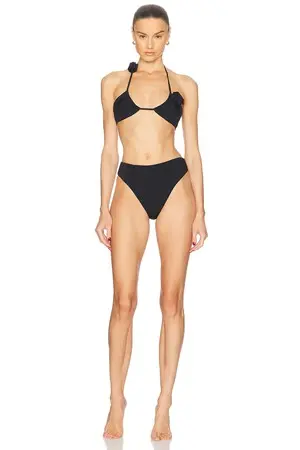 MAYGEL CORONEL Quero Bikini Set - Black