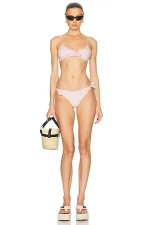 Coperni Flower Bikini Top