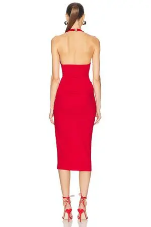 Jacquemus La Robe Pasadena Halterneck Dress