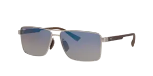 Maui Jim Maui Jim Piha Sunglasses Silver Matte