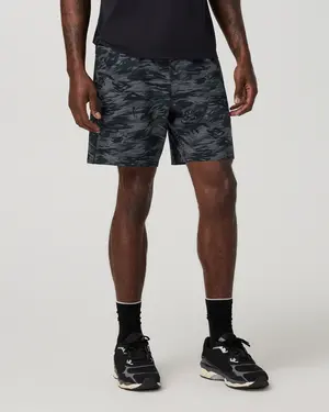 Vuori Banks Session Shorts Unlined 7 Black Riptide Camo